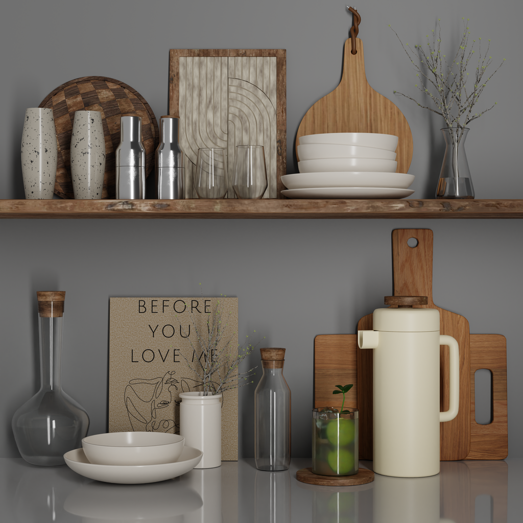 Decoration set | Decoration Sets models | BlenderKit