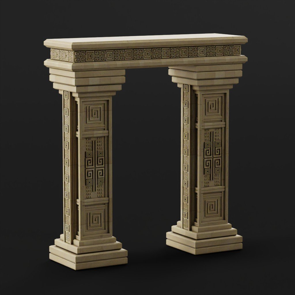The Ancient Temple | Historic Buildings models | BlenderKit