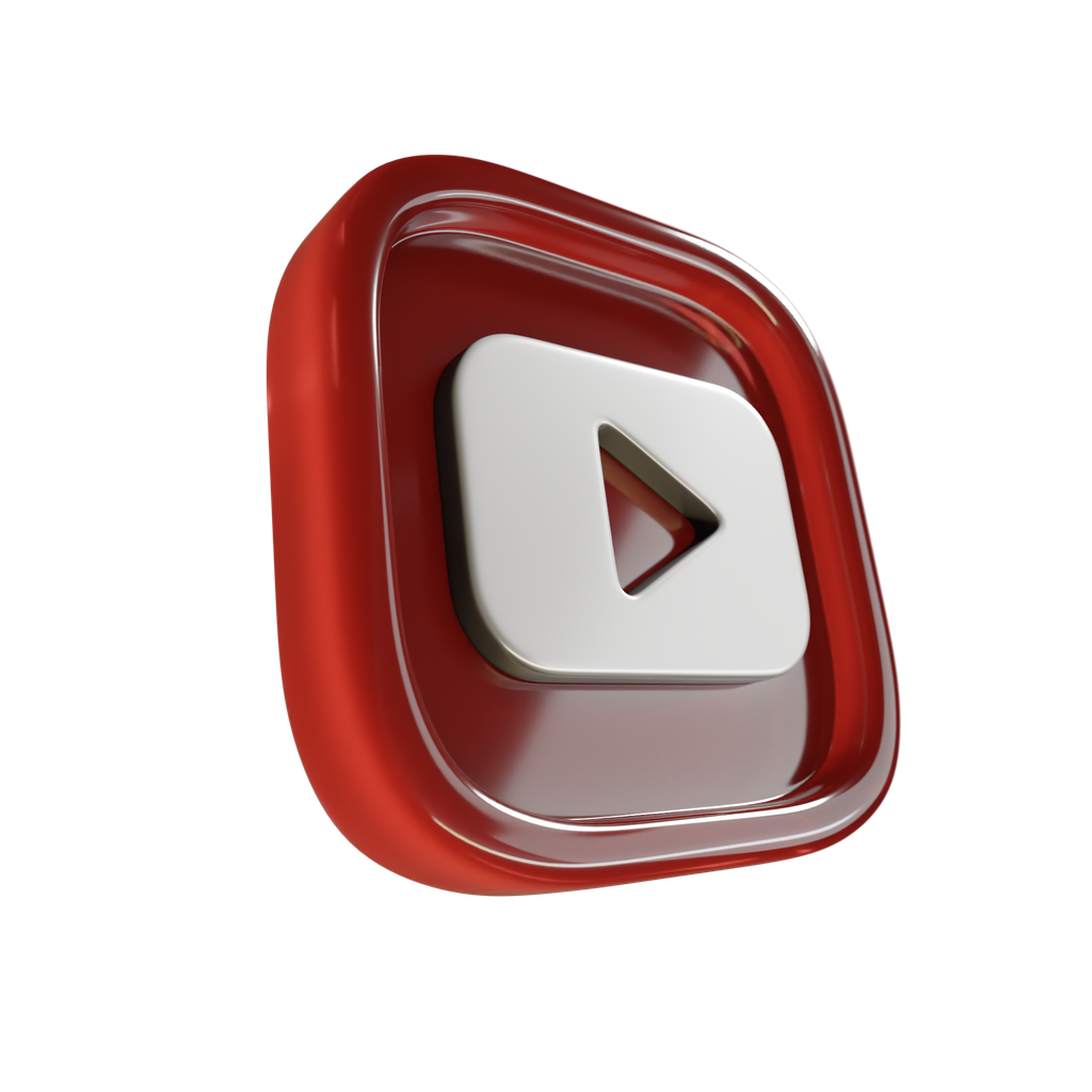 Youtube Icon | Technology models | BlenderKit