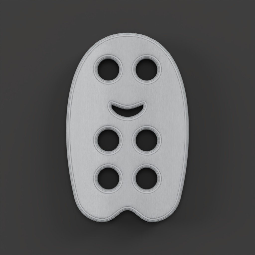 Ghostly buttons full off emotions | FREE Fashion printables | BlenderKit
