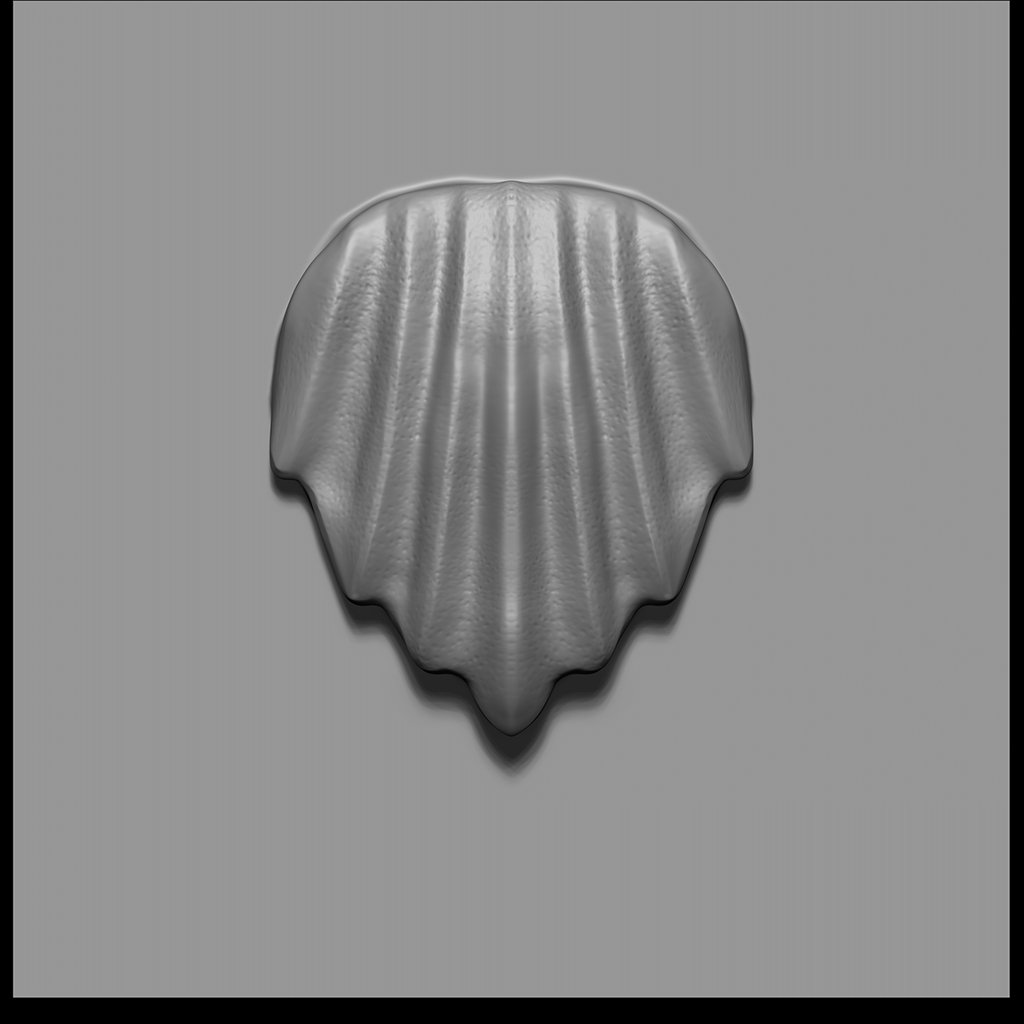 NS Sea Creature fish scale | Scales brushes | BlenderKit
