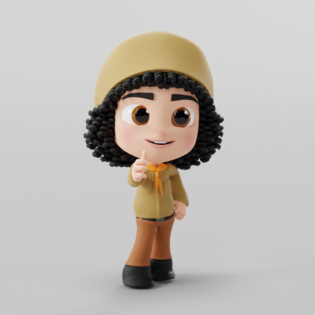 Tito Character Rigged | Children models | BlenderKit