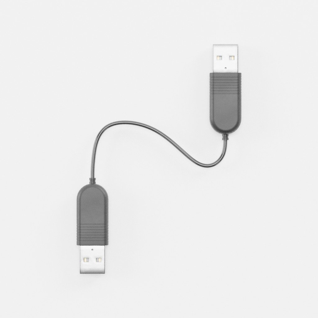 USB cable | FREE Computer Peripherals models | BlenderKit