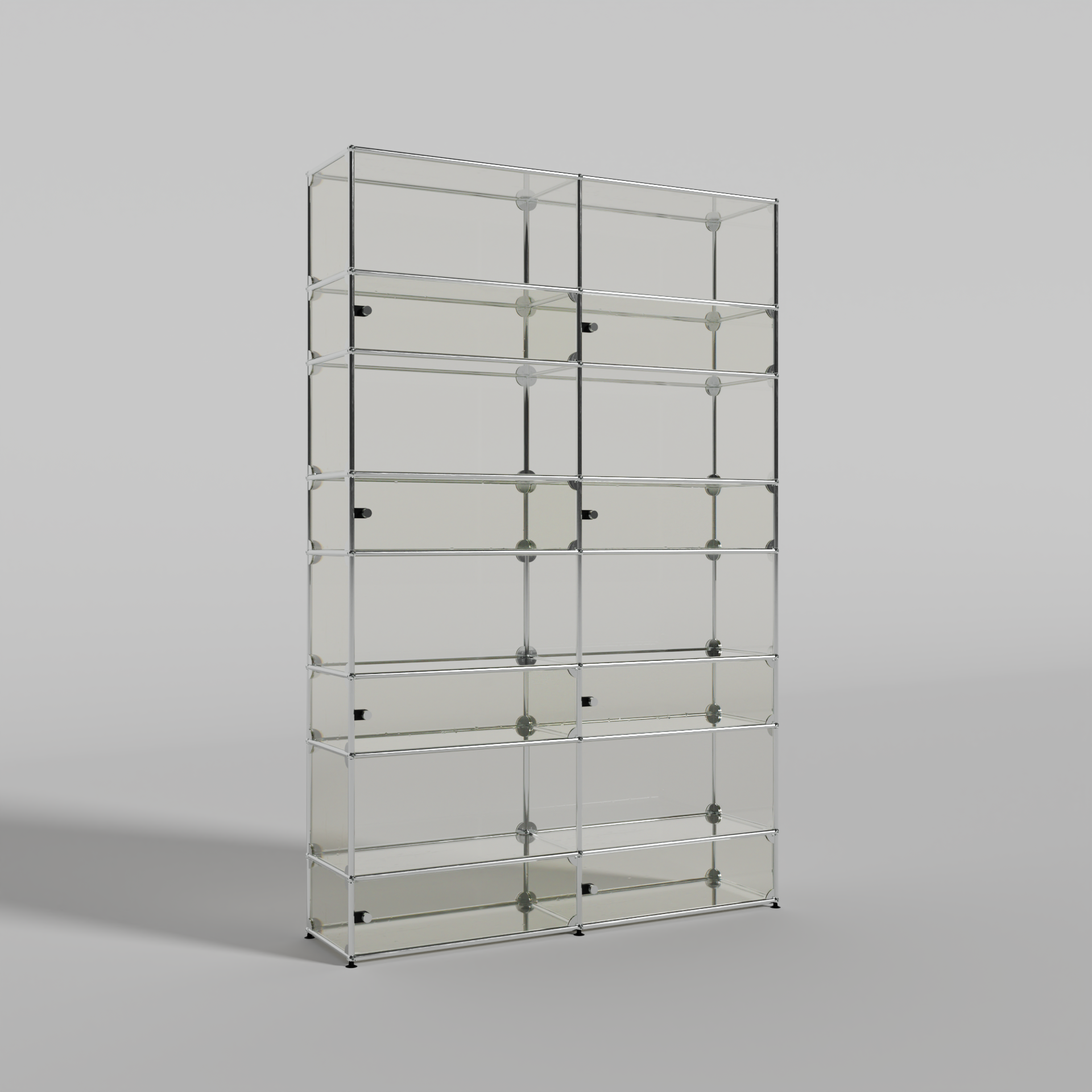 USM Modern glass shelf | FREE Office Storage Spaces models | BlenderKit