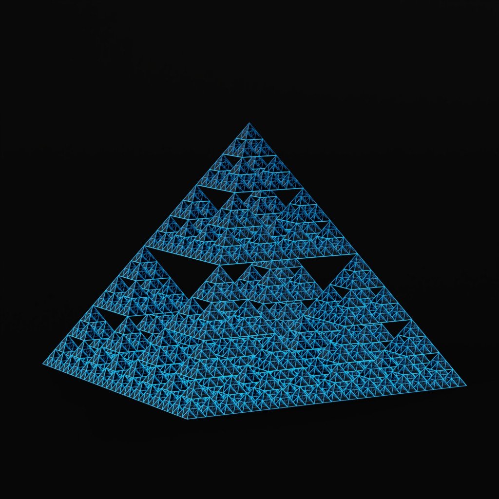 Sierpinski triangle | FREE Miscellaneous models | BlenderKit