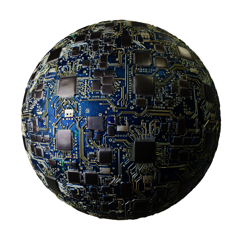 Sci-Fi Circuit Board Material | FREE tech materials | BlenderKit
