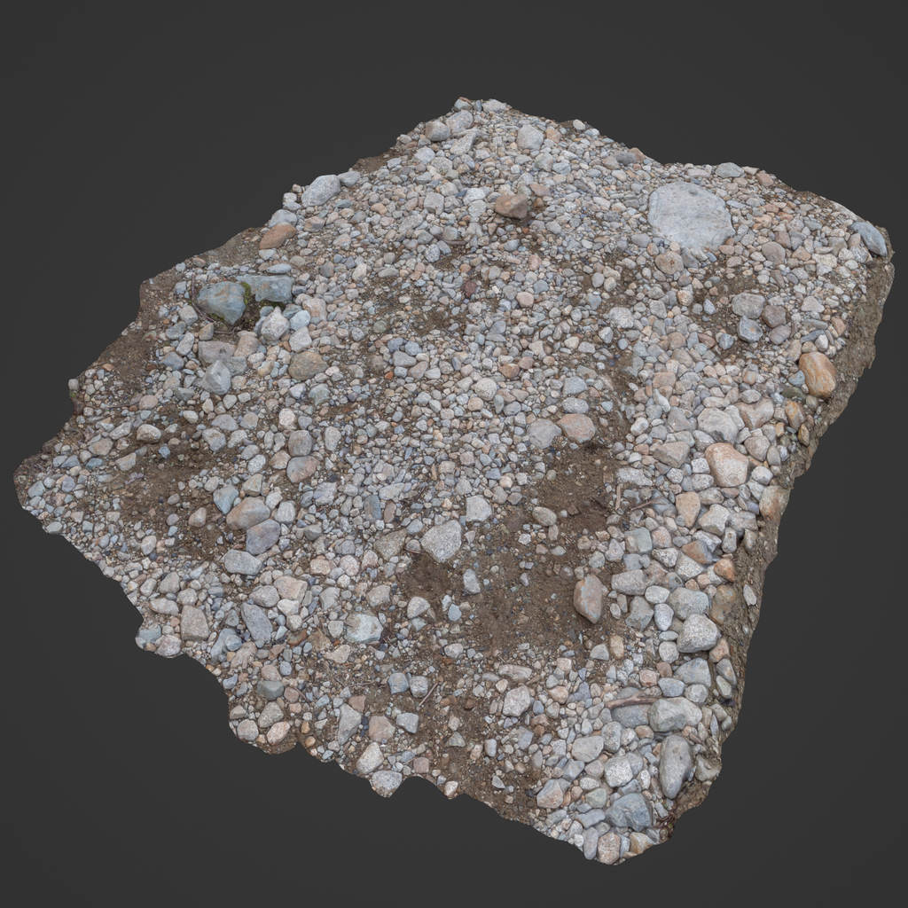Rocky Ground and Gravel 3 | Environment Elements models | BlenderKit