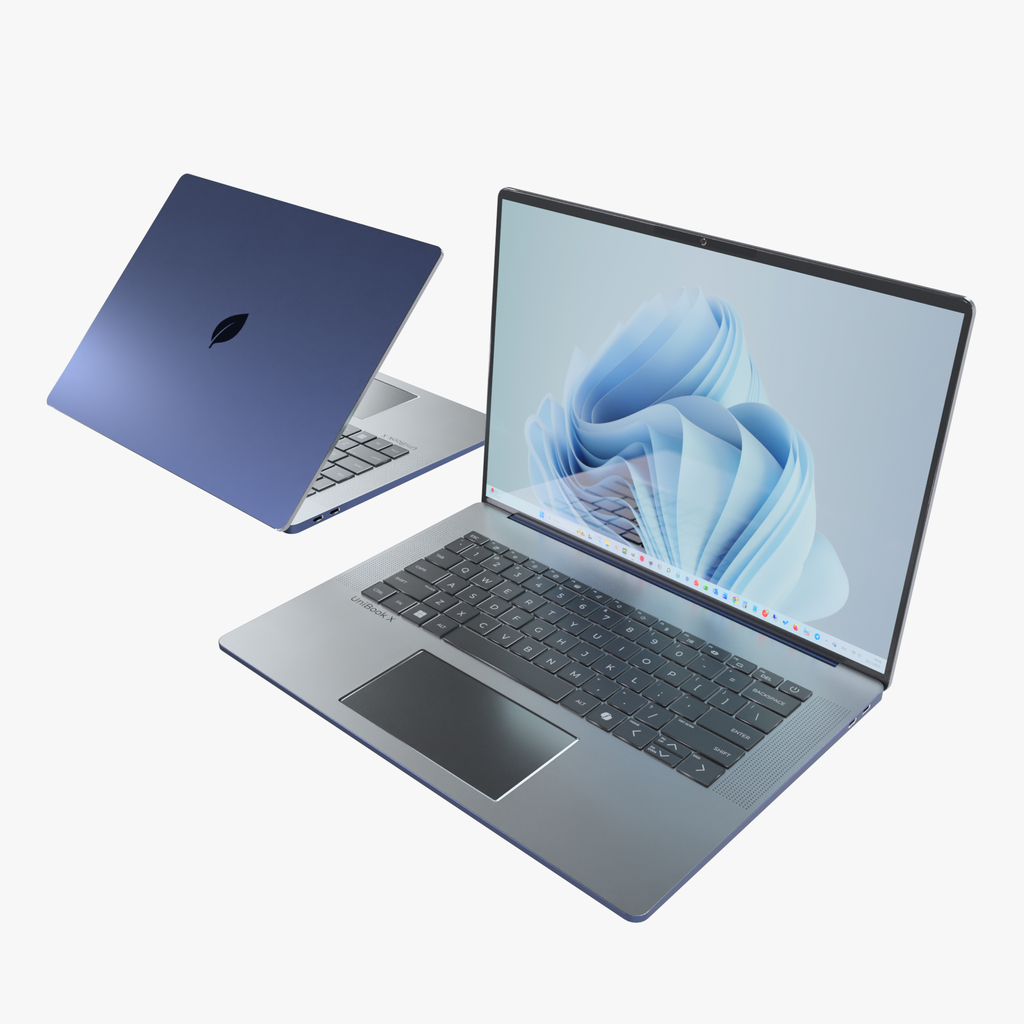 Laptop 14 inches dark blue | Laptops models | BlenderKit