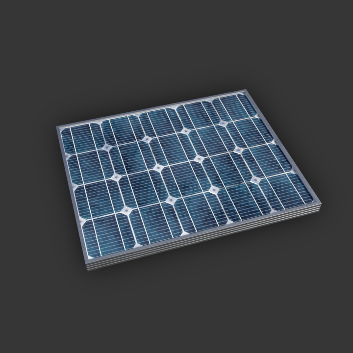 50w Solar Panel | FREE Miscellaneous models | BlenderKit