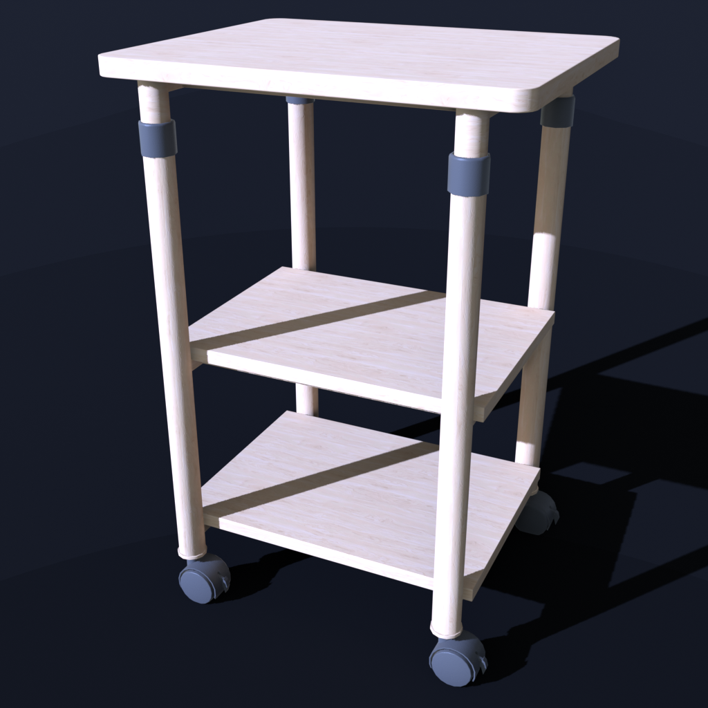 Wooden StorageRack | Office Furniture models | BlenderKit