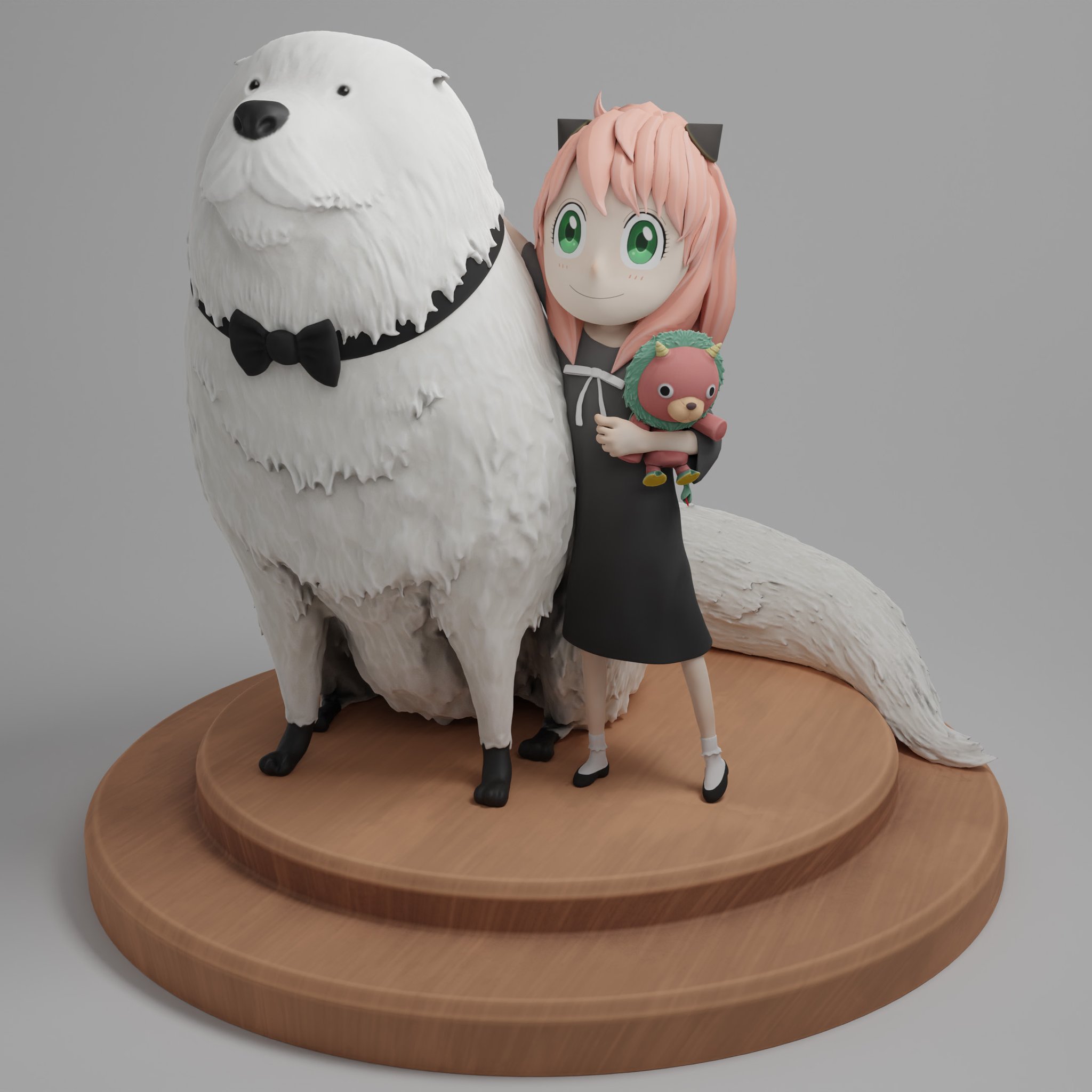 Anya Forger (Spy x Family FanArt) | FREE Interior Sculptures models ...