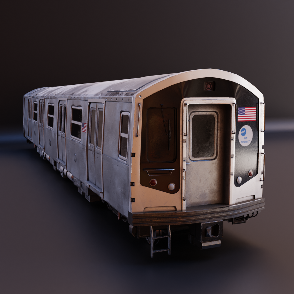 Subway Train | Railed vehicles models | BlenderKit