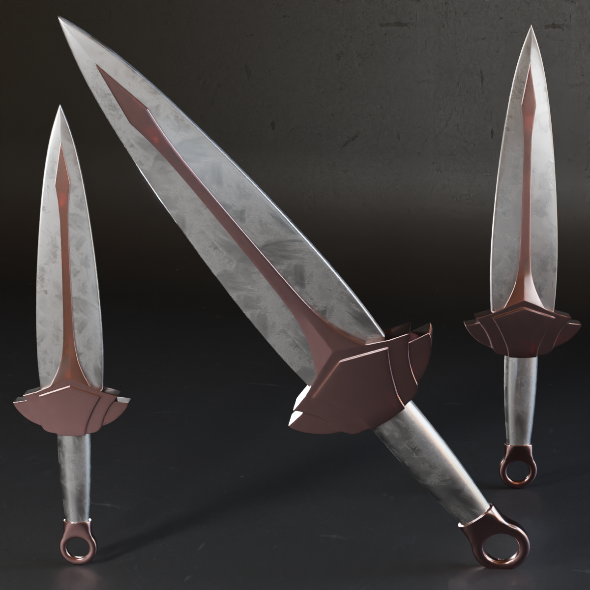 MK BaseMesh Dagger 039 | Historical Weapons models | BlenderKit