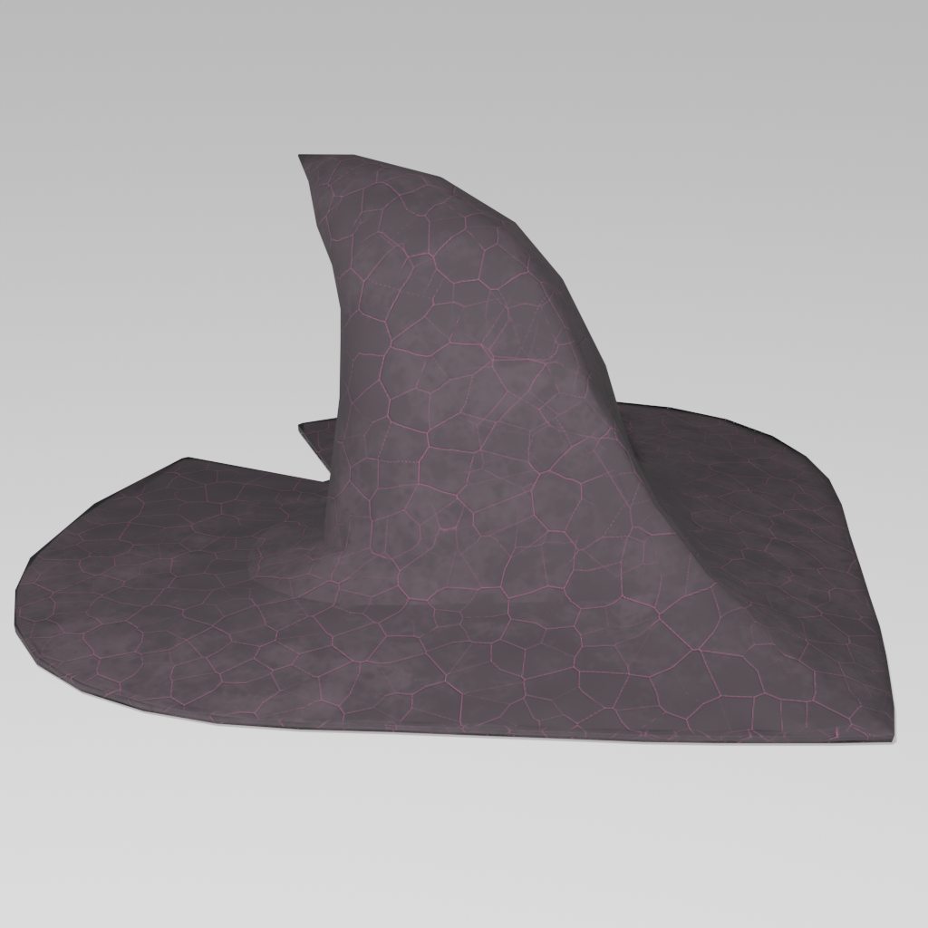 Wizard Hat (Scales) | Headwear models | BlenderKit