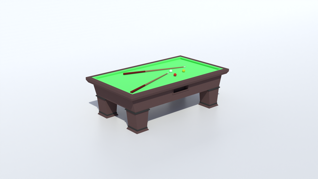 Carom Billiard Table | Sport models | BlenderKit