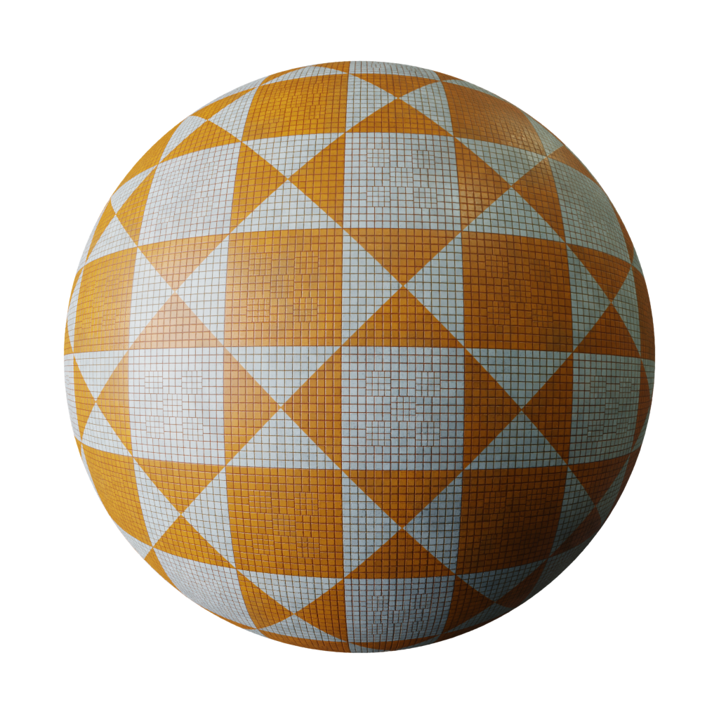 Classic orange Tiles | FREE tiles materials | BlenderKit