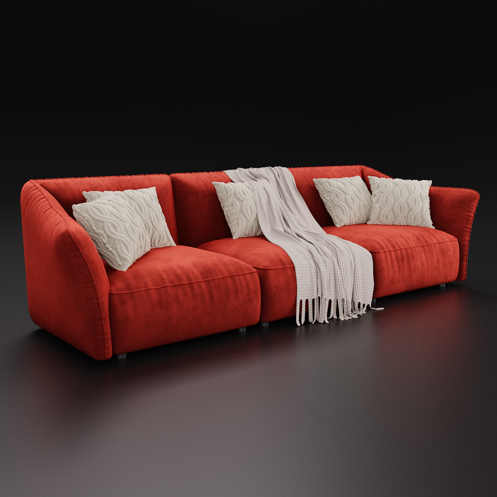 Sofa Timeless | 3D Sofa models | BlenderKit