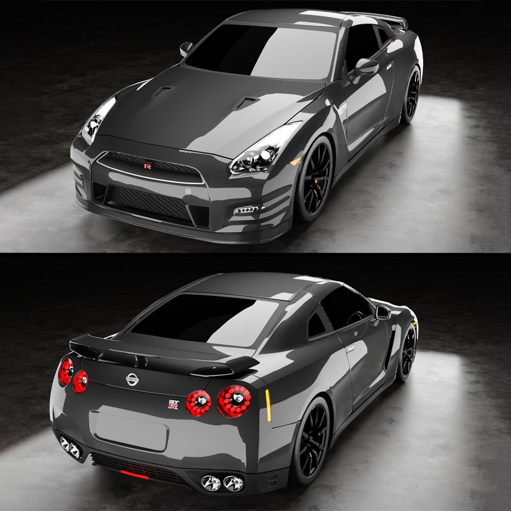 Nissan GTR | Modern Cars models | BlenderKit