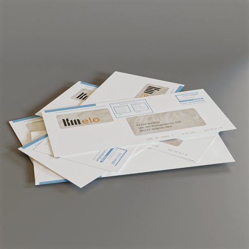 Business letter | FREE Stationeries models | BlenderKit