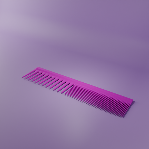BlenderKit | Download the FREE Simple Plastic Comb model