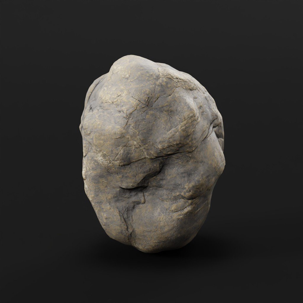 Rock Boulder Round | Terrains models | BlenderKit