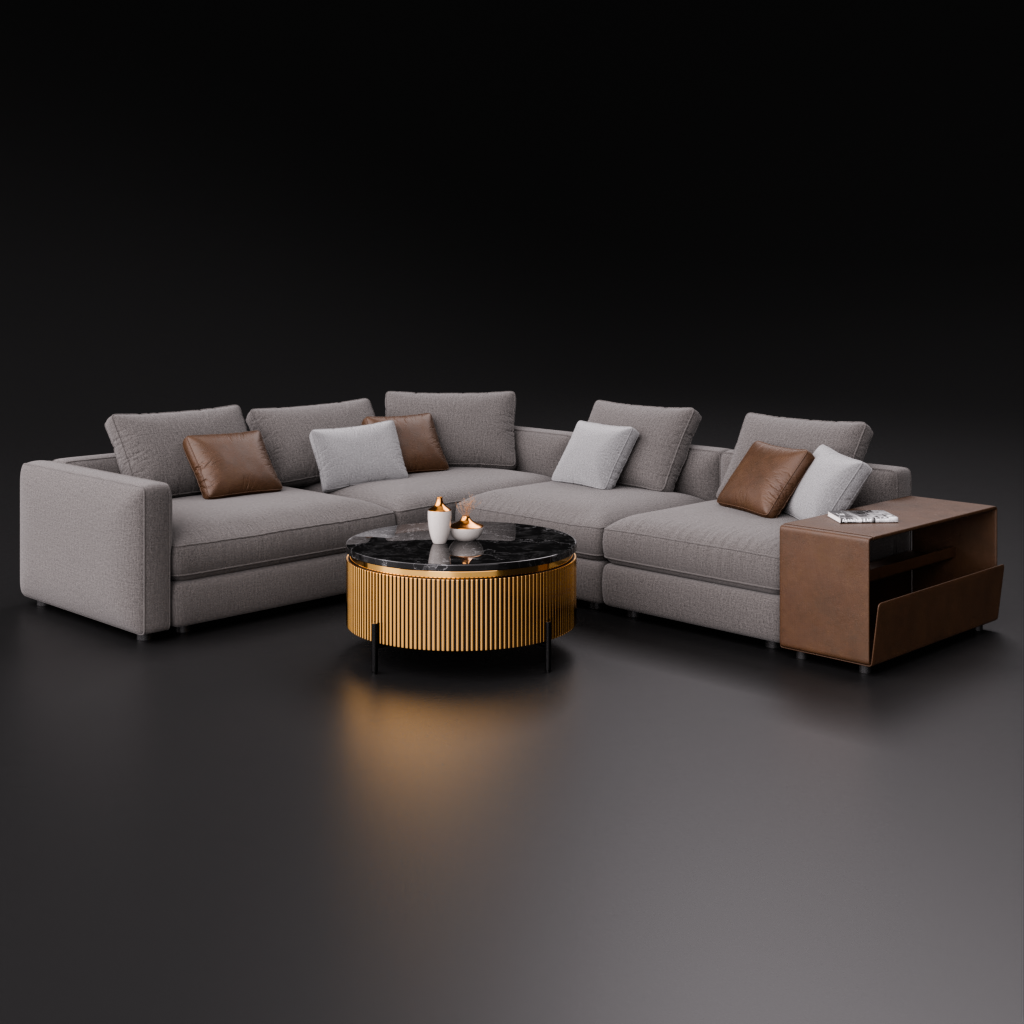 Sofa Harper Corner | Sofas models | BlenderKit
