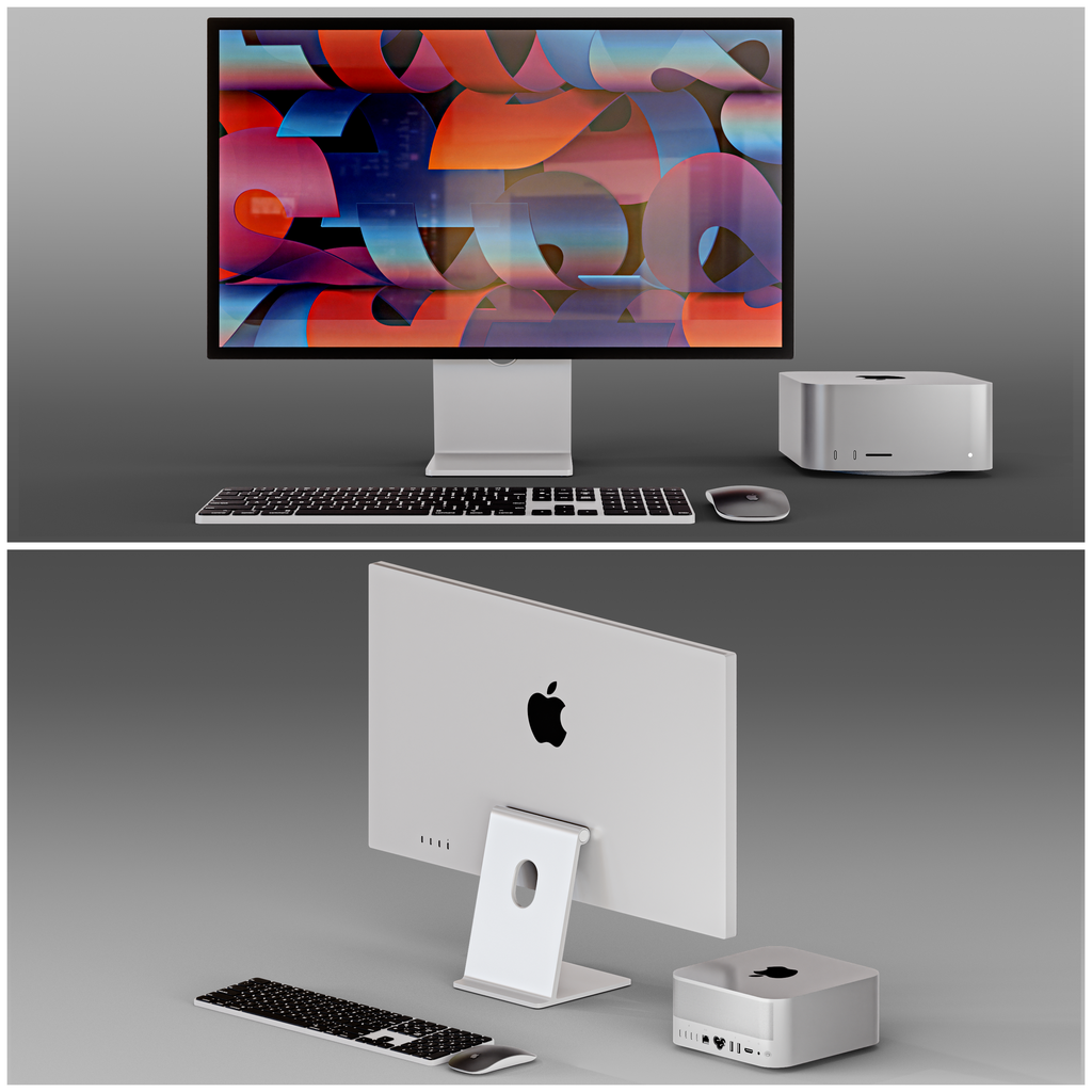 Studio Display Mac Studio Desktop | Desktops models | BlenderKit
