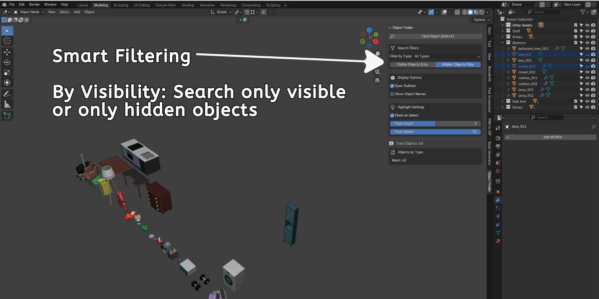 Viewport Object Finder | BlenderKit