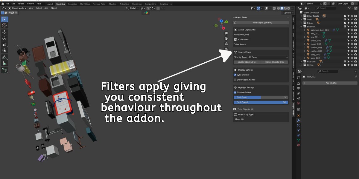 Viewport Object Finder | BlenderKit