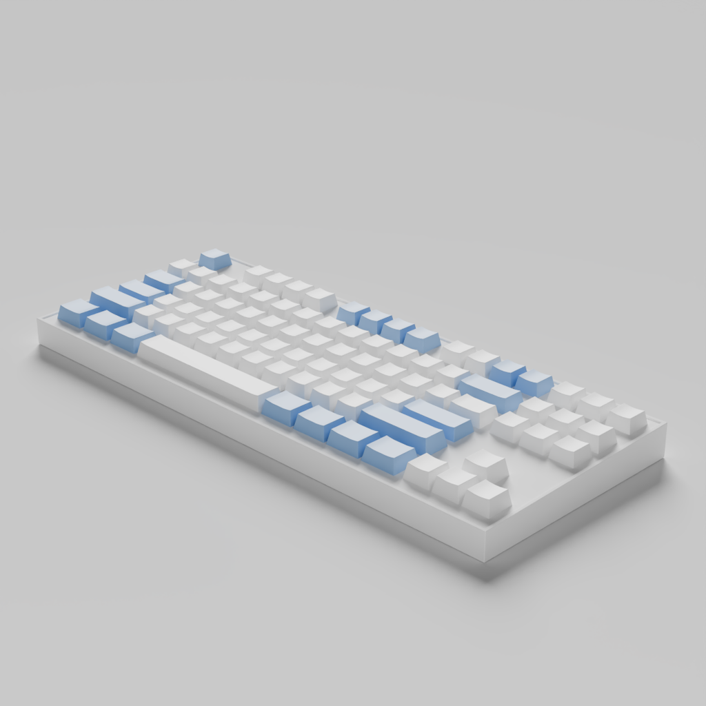 BlenderKit | Download the FREE Mechanical Keyboard model