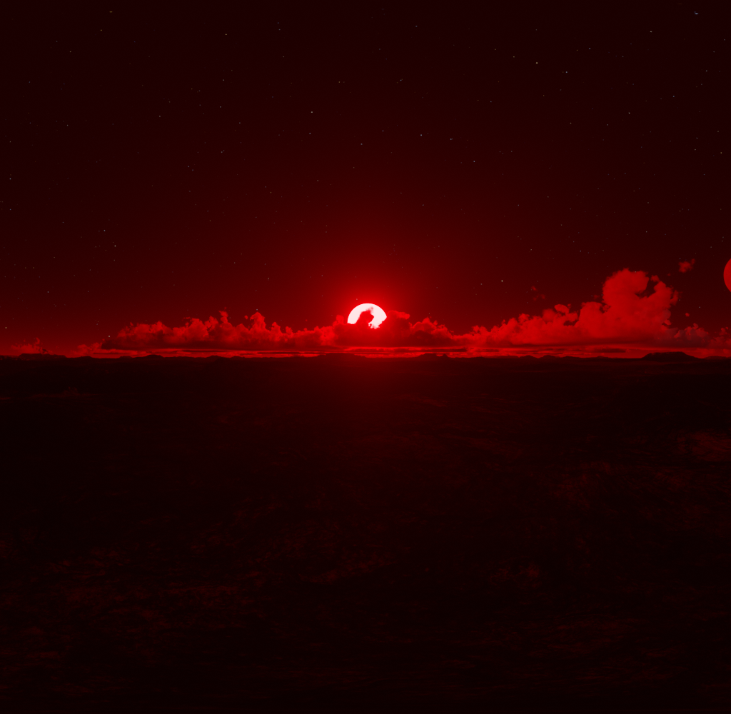 Red Sky - Skydome | FREE Futuristic Environments HDRis | BlenderKit