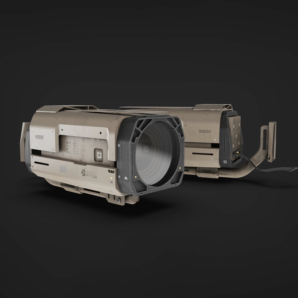 Scifi security Camera | Video devices models | BlenderKit