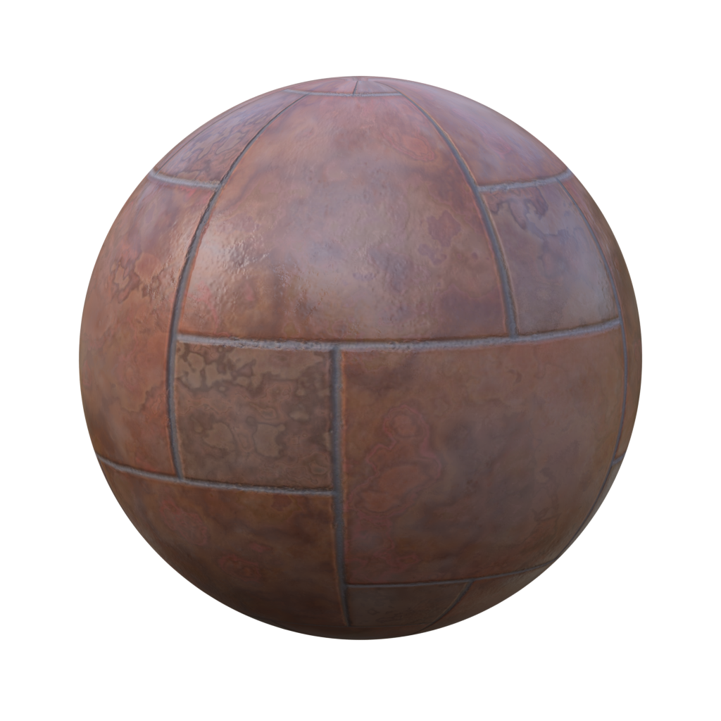 Brown tiles pattern | FREE tiles materials | BlenderKit