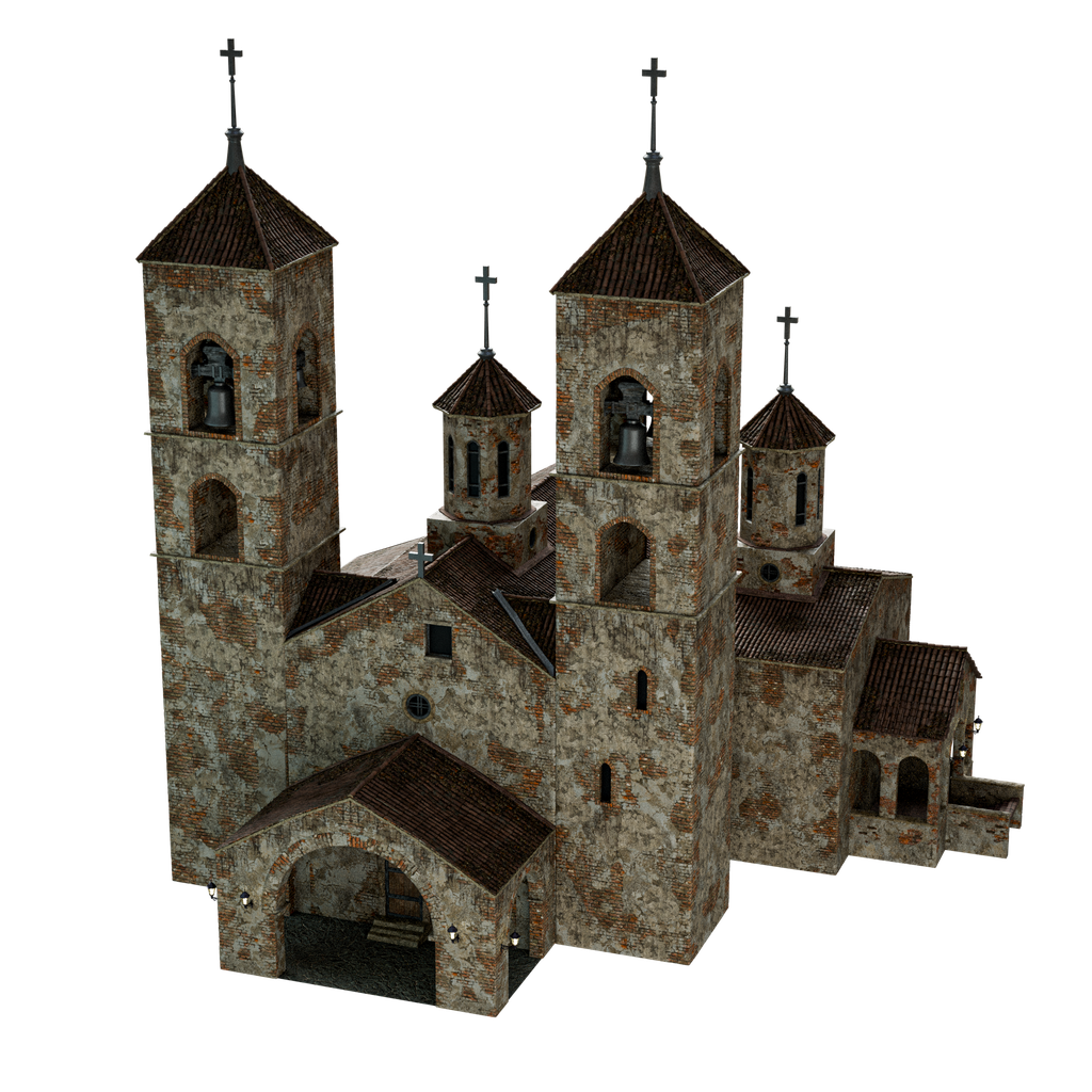 Medieval Temple | Historic Buildings models | BlenderKit