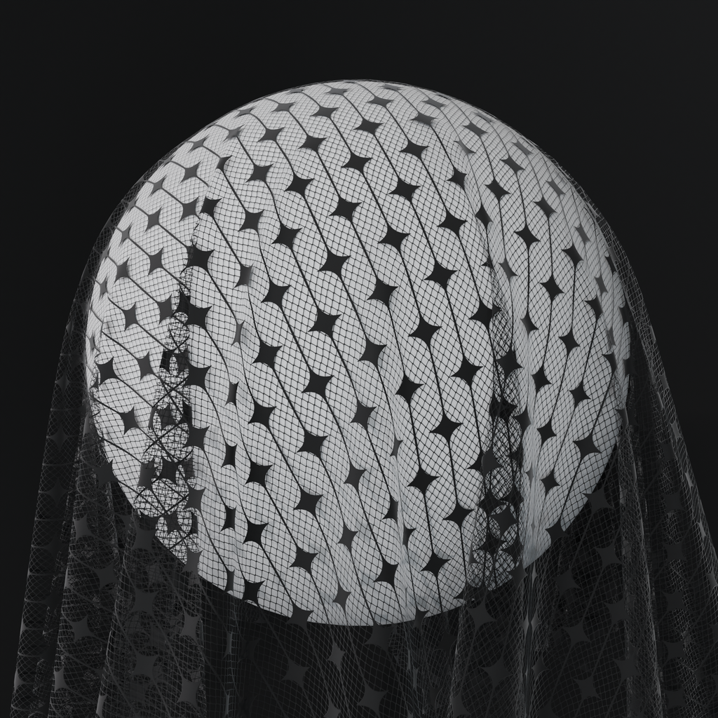 Lace Fishnet Fabric | FREE fabric materials | BlenderKit
