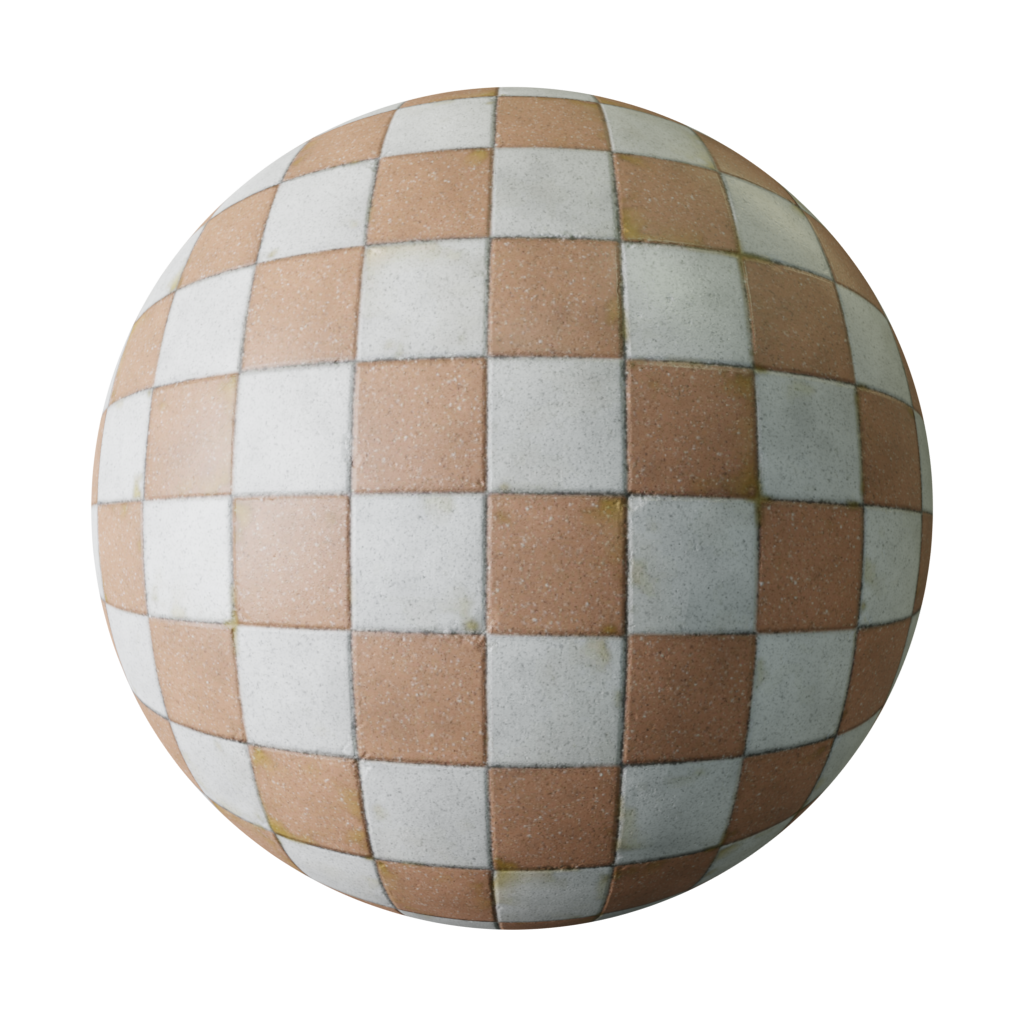 Checker Tile | FREE tiles materials | BlenderKit