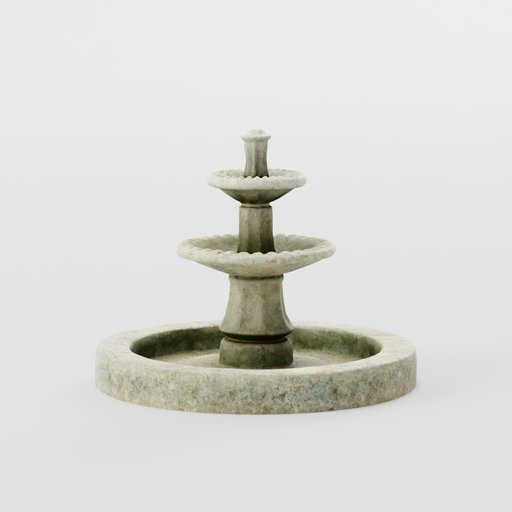 Stone Fountain | Fountains models | BlenderKit