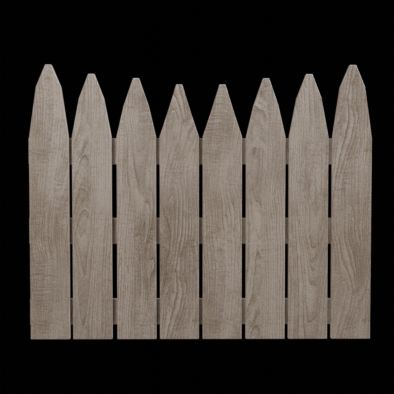 Wood Fence | Fences models | BlenderKit