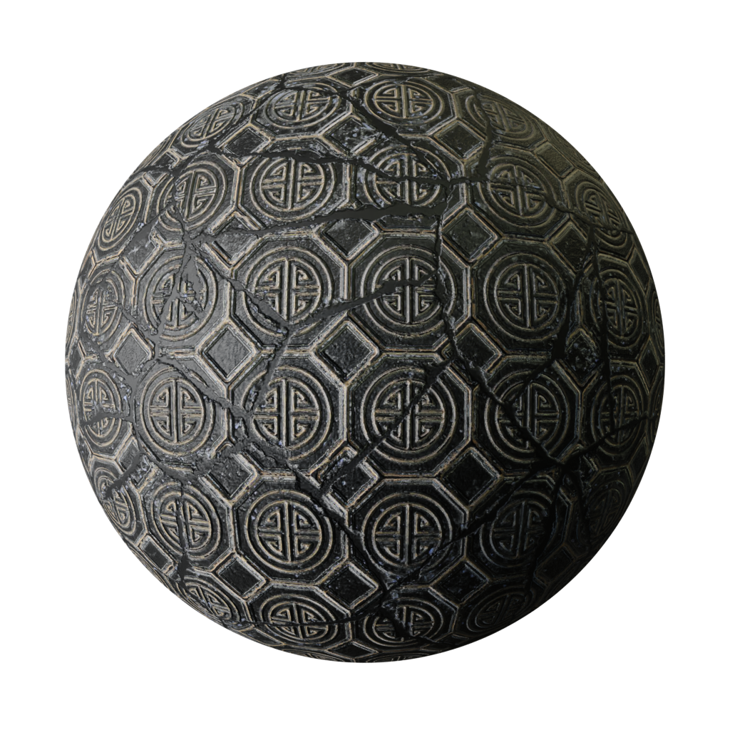 Chinese style porcelain tiles | FREE floor materials | BlenderKit