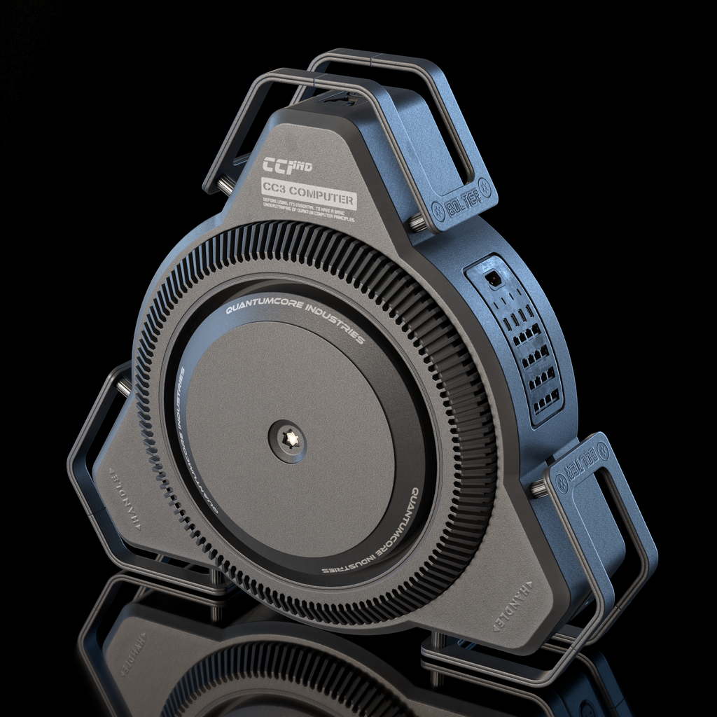 Sci-fi Computer CC3 | Desktops models | BlenderKit