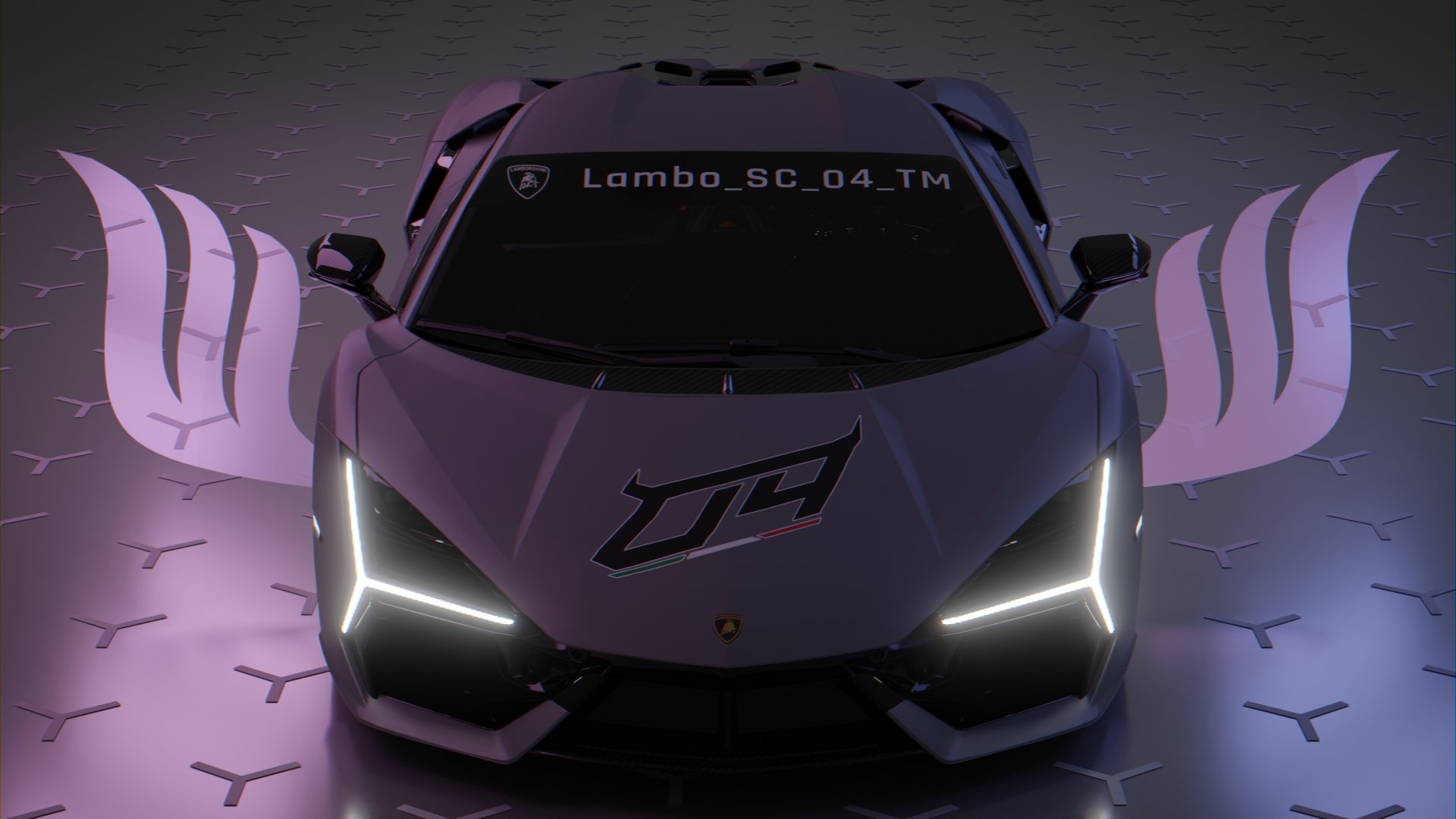 Lambo SC 04™️ / Lamborghini Revuelto | FREE Studio scenes | BlenderKit