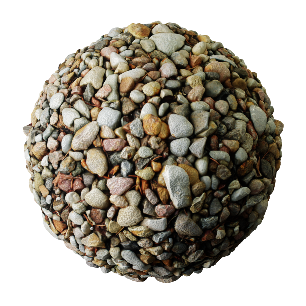 Gravel | FREE stone materials | BlenderKit