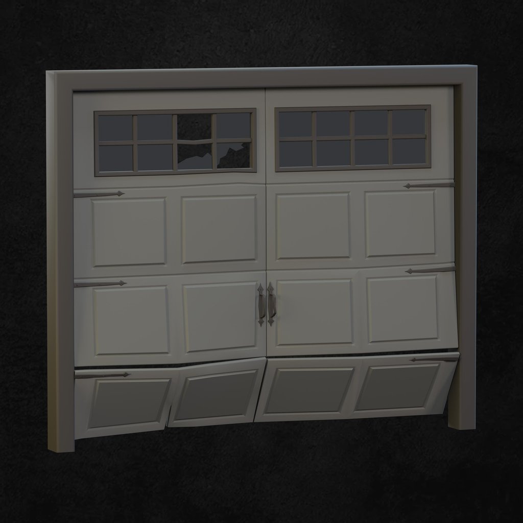 Broken Door | Doors models | BlenderKit