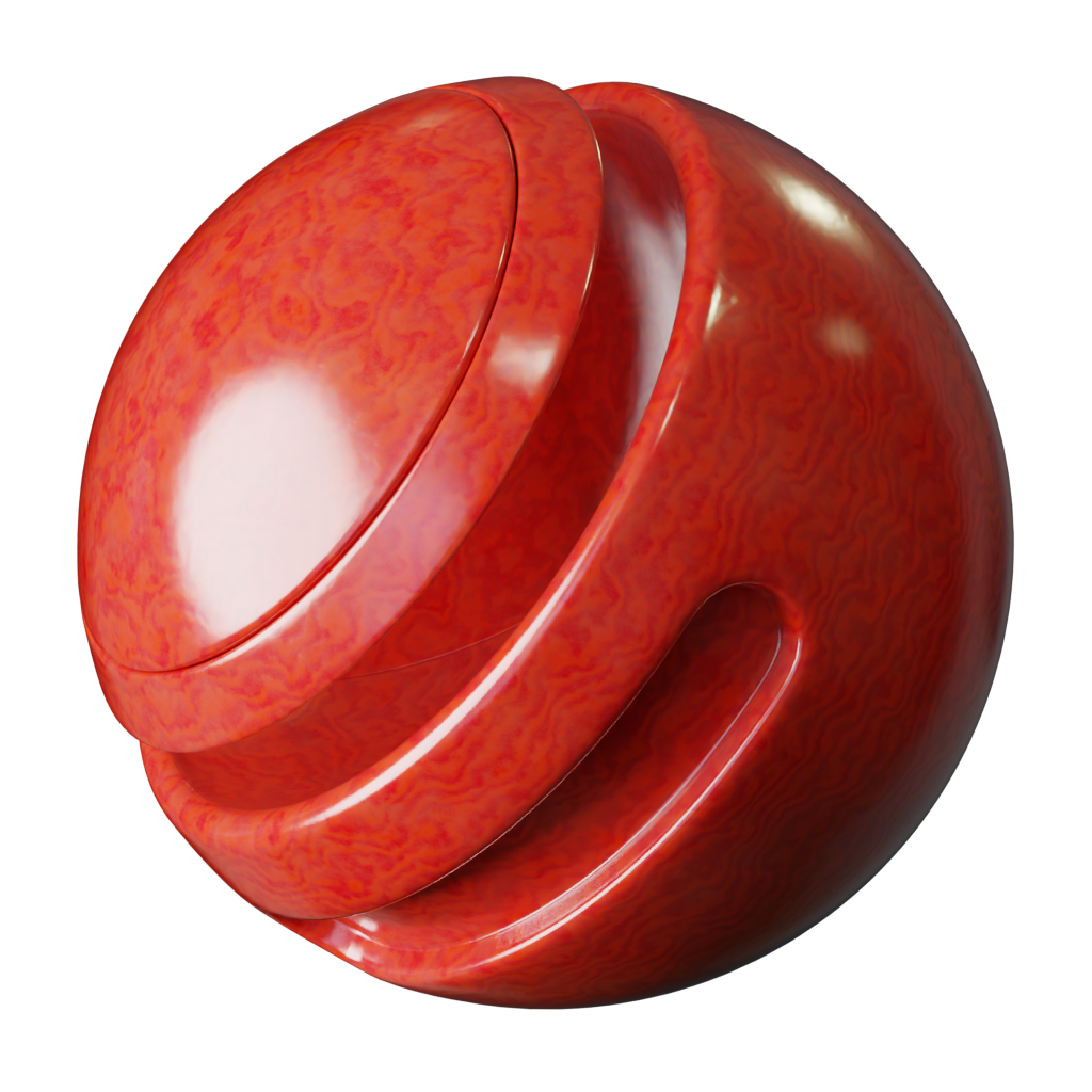 BlenderKit | Download the FREE Red Wavy Ceramic material