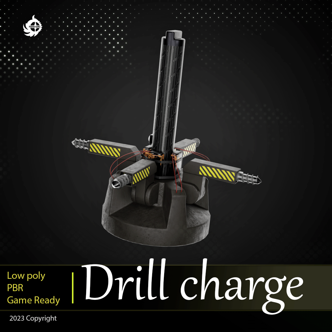 Drill charge | Modern Weapons models | BlenderKit