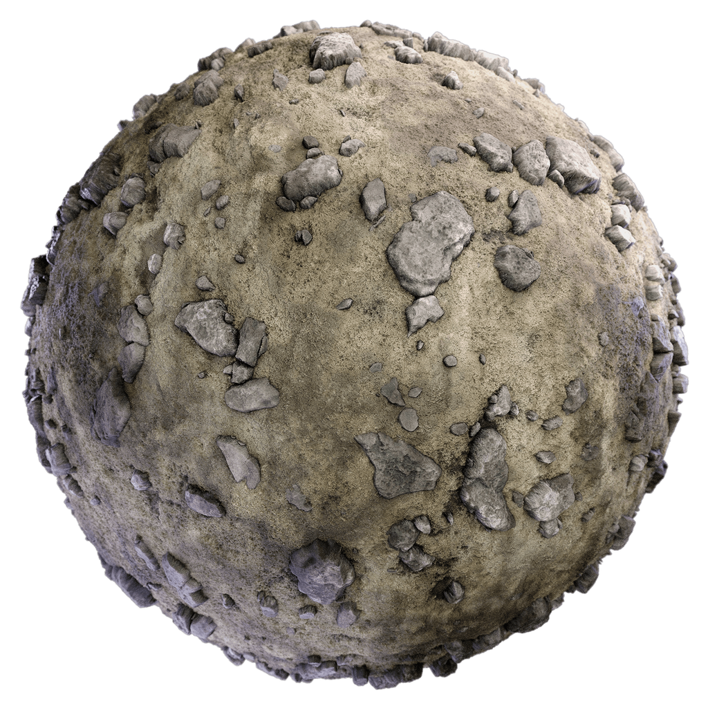 BlenderKit | Download the FREE Rocky ground material