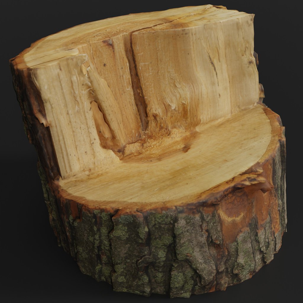 BlenderKit | Download the FREE Unsplit Log model