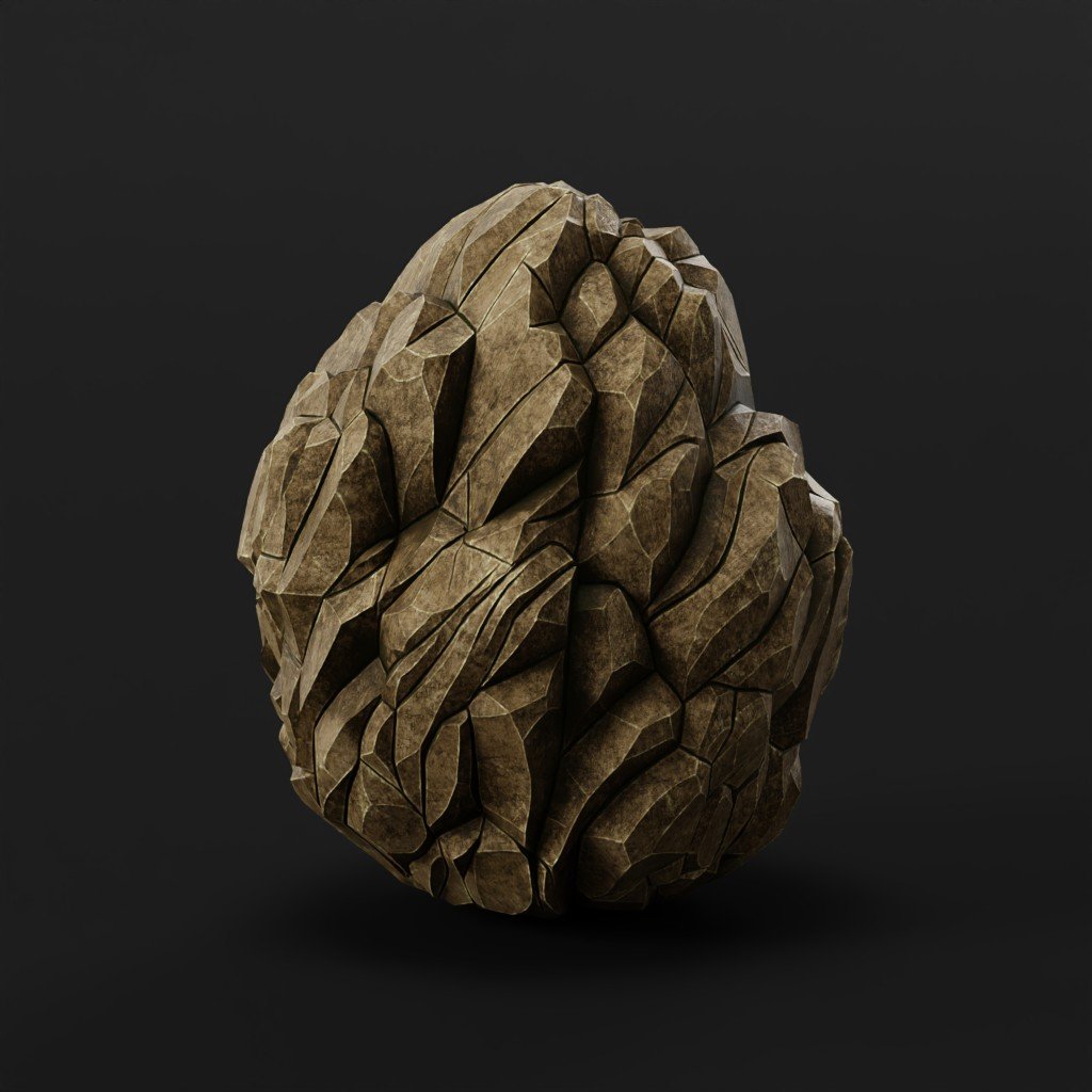 BlenderKit | Download the Large Boulder Rock model