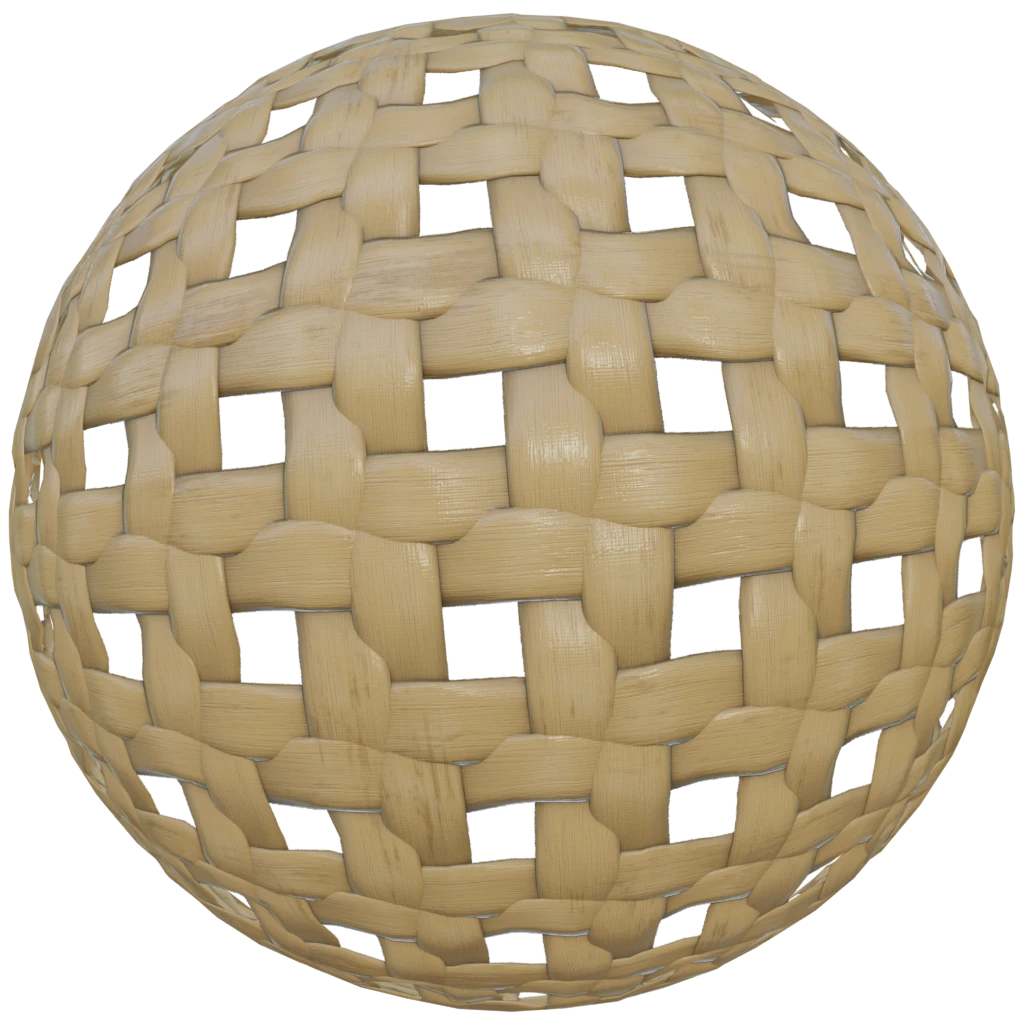 Wicker texture var | FREE wood materials | BlenderKit
