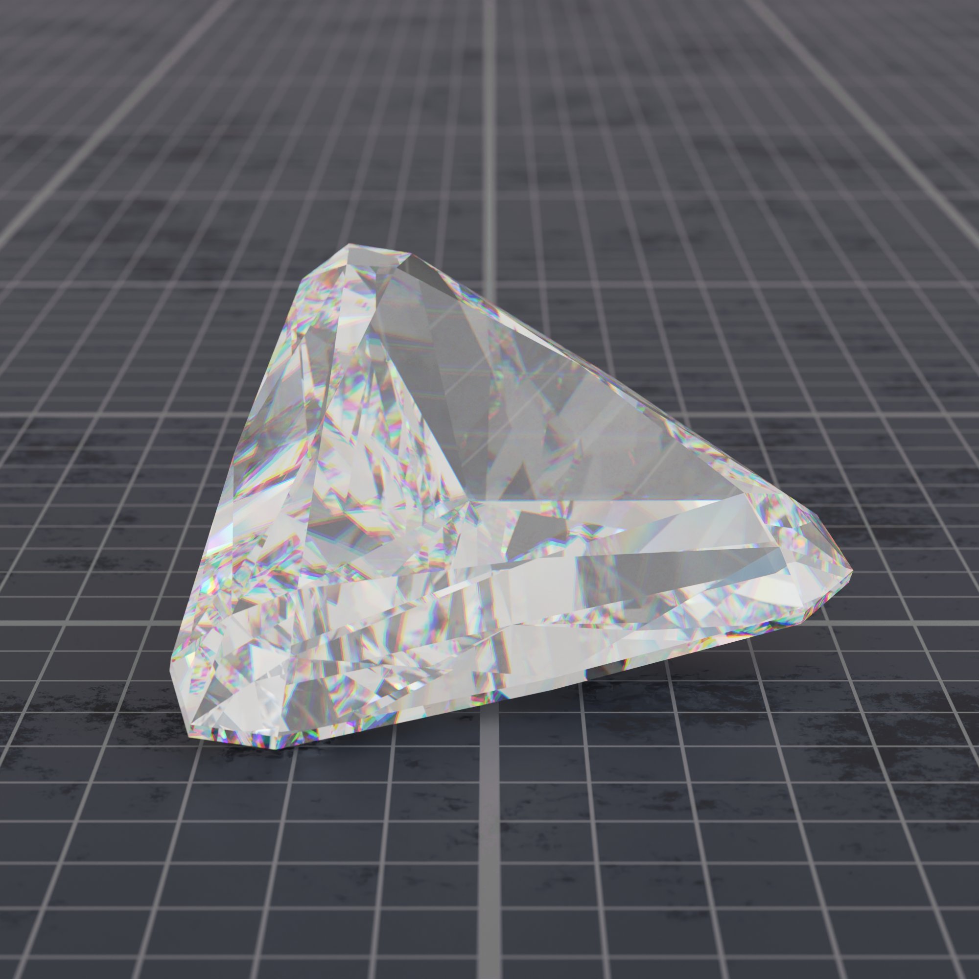 Trilliant cut diamond | FREE Miscellaneous models | BlenderKit